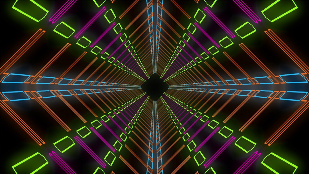 Neon color motion background video ǁ neon lines background video loop ǁ ...