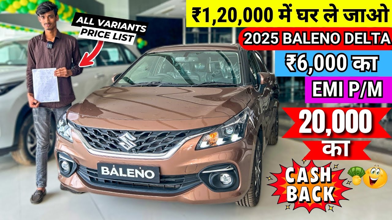2025 Nexa Baleno finance EMI Details 3,5 & 7 years | Sigma, Delta, Zeta ...