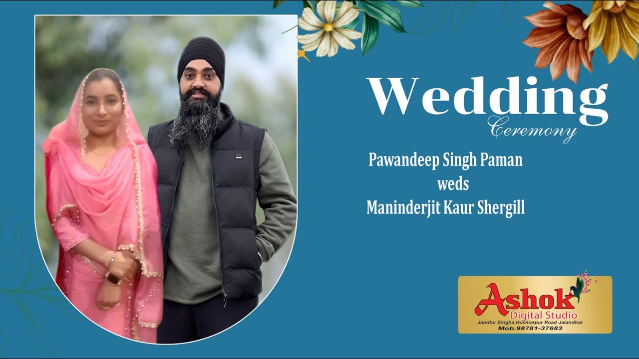 Live!!🔴 Wedding Ceramony Of Pawandeep Singh Paman Weds Maninderjit Kaur ...