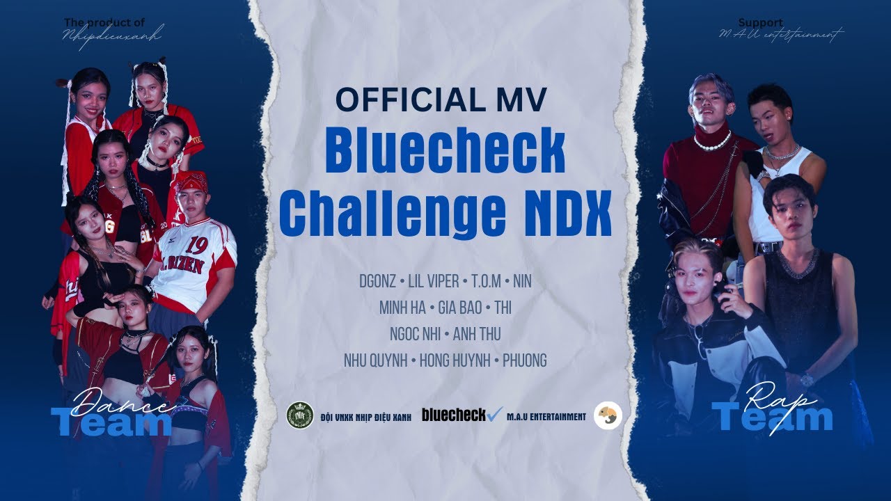 [OFFICIAL MV] BLUECHECK (Remake) - DGonz x Lil Viper x T.O.M x NIN x NDX Dancers | Prod. by Slom ...
