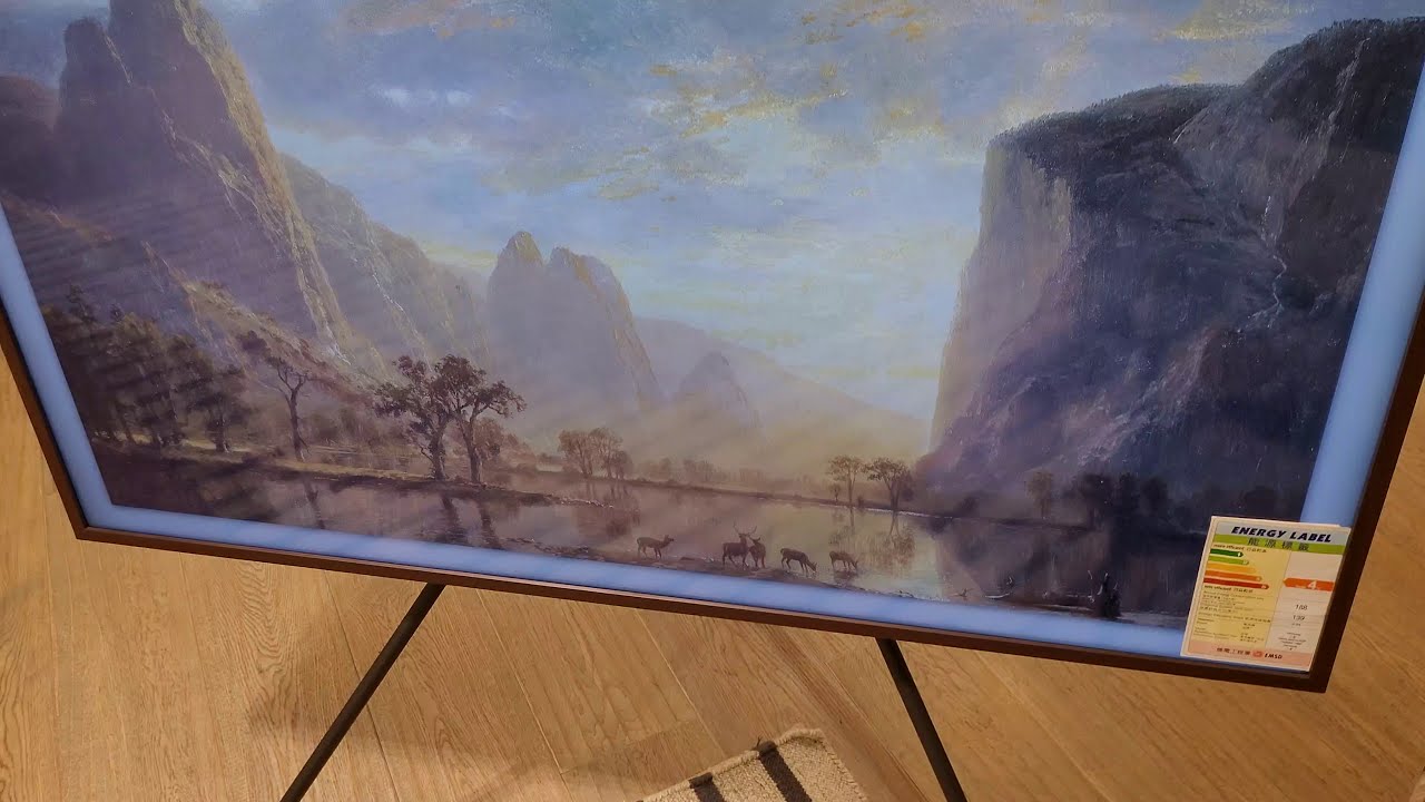 samsung the frame tripod stand version HK 2021 - YouTube