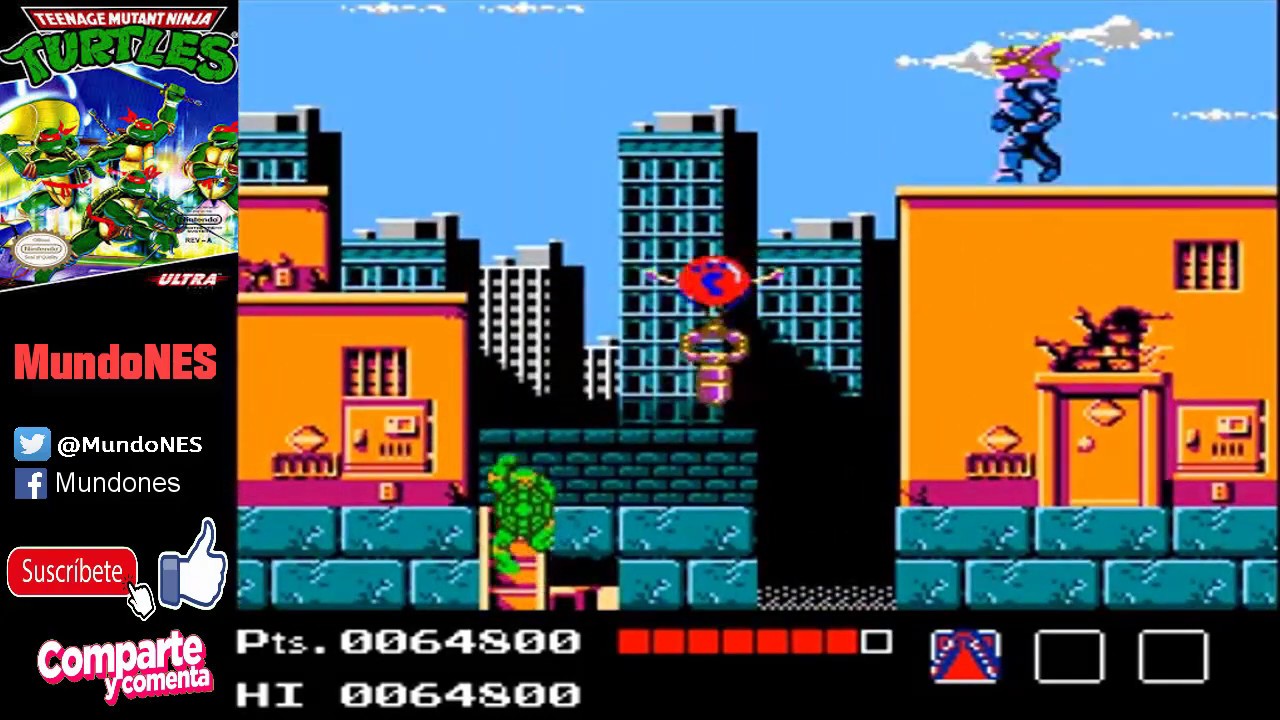 Teenage Mutant Ninja Turtles - Nintendo NES (1989) - YouTube