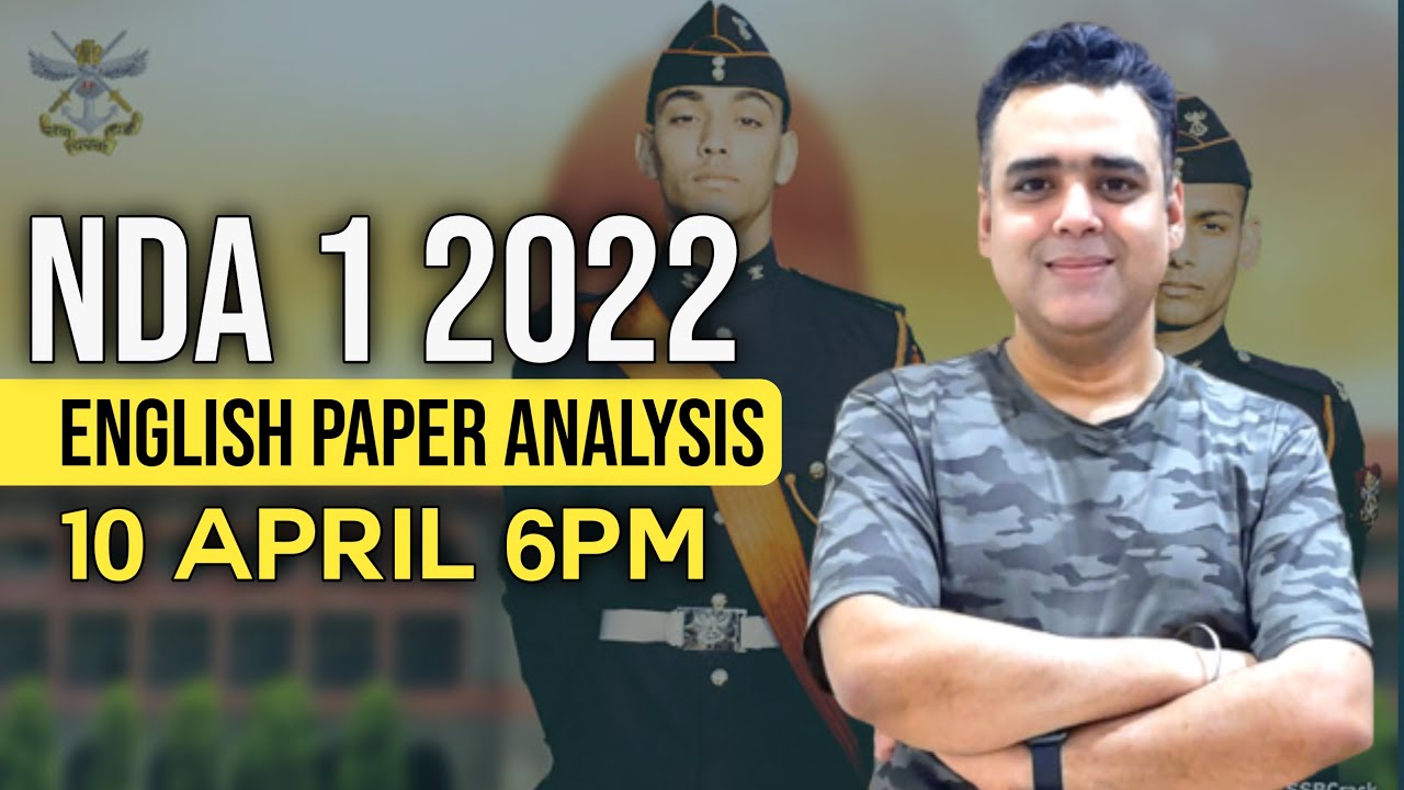 Complete NDA 1 2022 English Paper Solutions | Defence Sarathi - YouTube