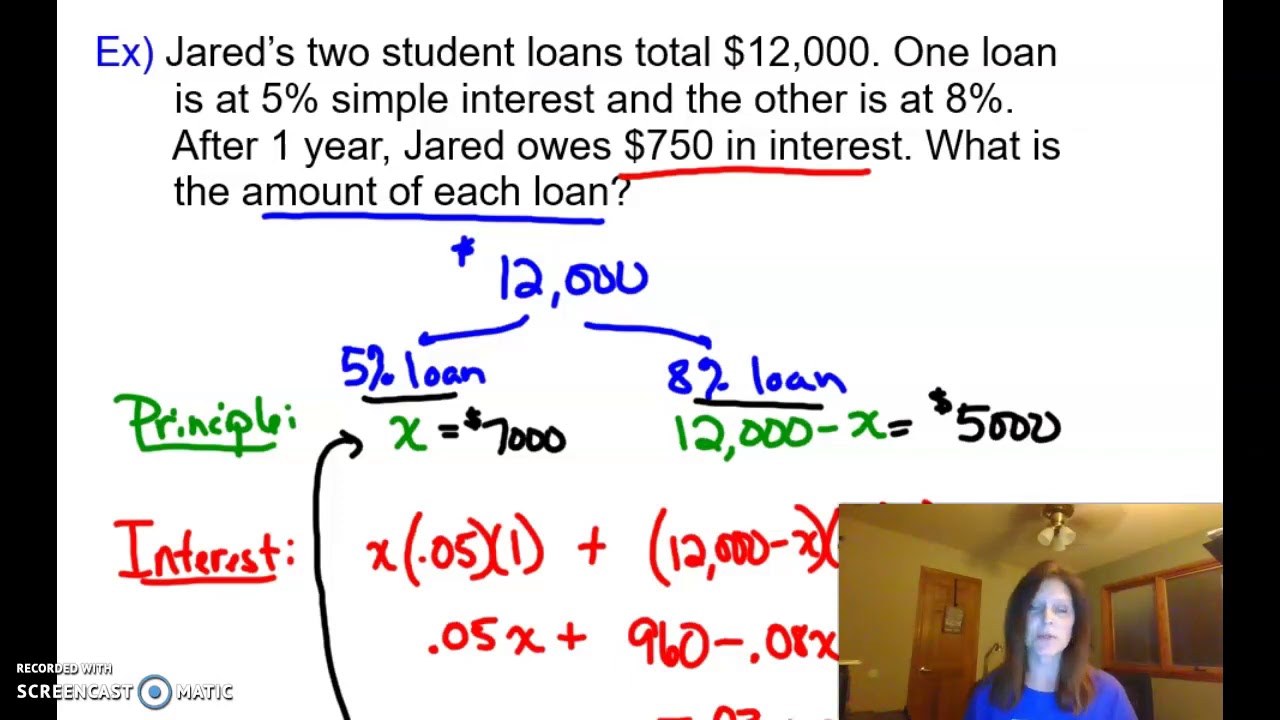 Basic Linear Word Problems - YouTube