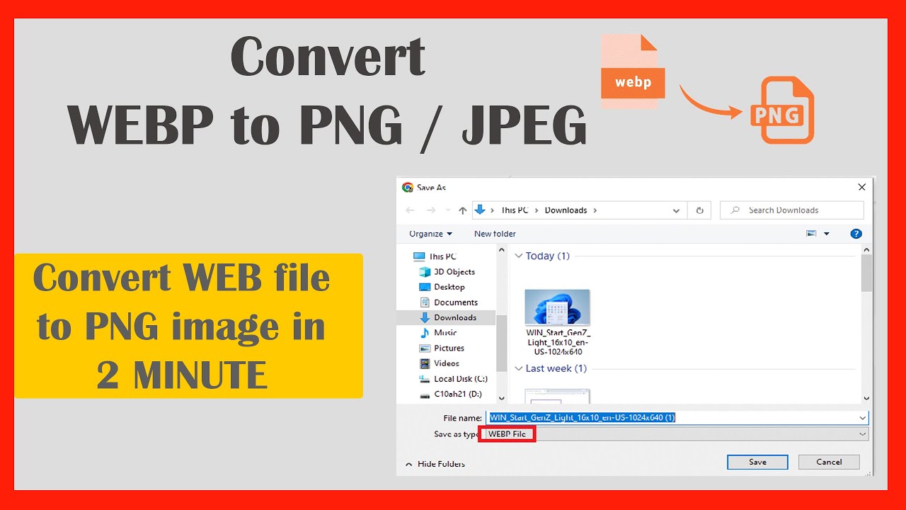 How to convert WEBP to PNG/JPEG | How to save Webp file as jpeg | Urdu ...