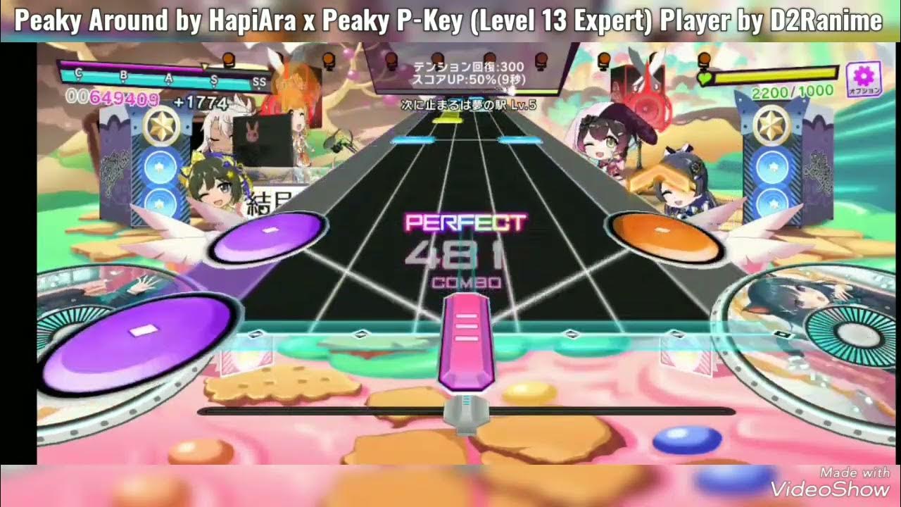 [D4DJ Groovy Mix JP] Peaky Around by HapiAra x Peaky P-Key (Level 13 Expert) - YouTube
