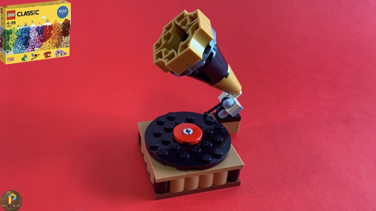 Lego Classic 10717 | Lego Gramophone Build - YouTube