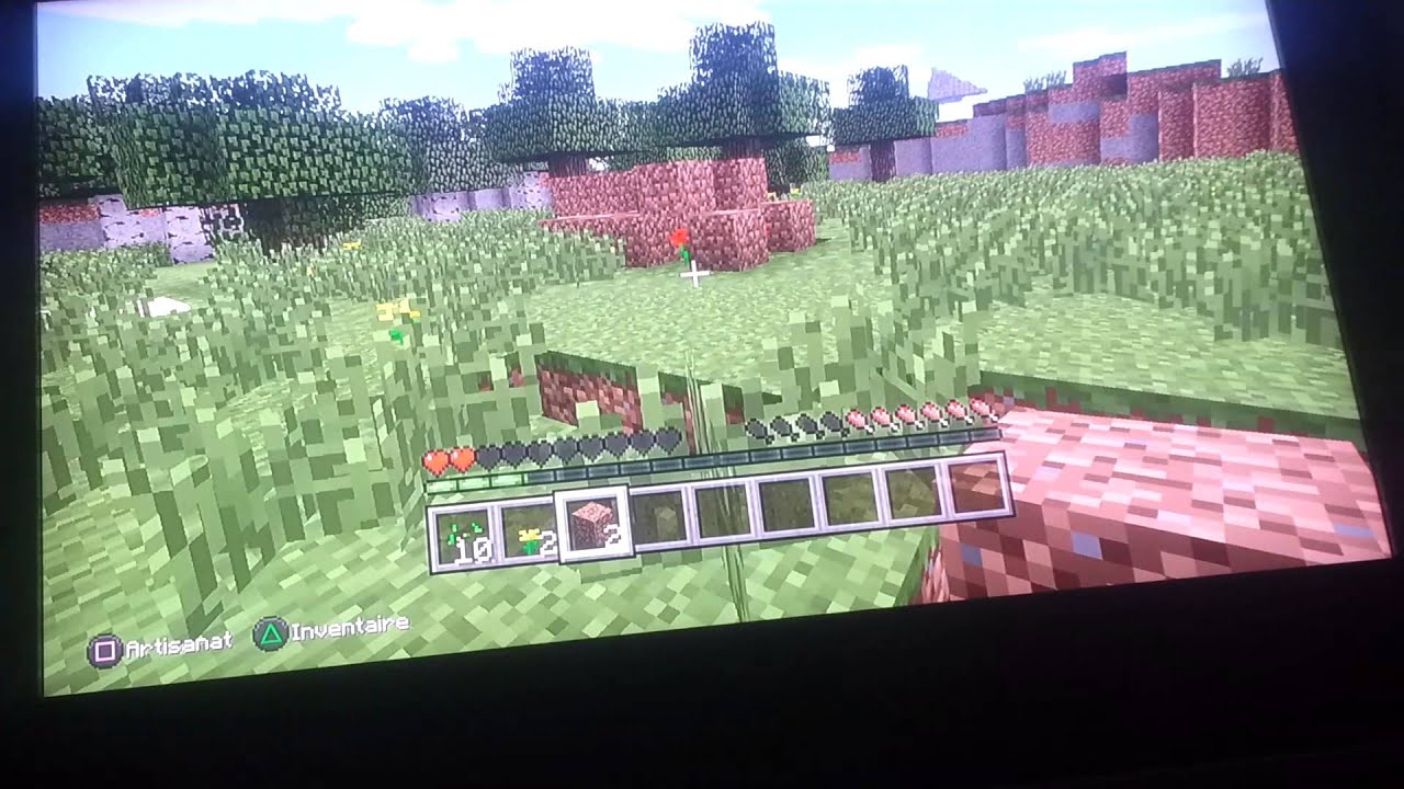 [MINECRAFT] Gameplay ps3 version d'essai - YouTube