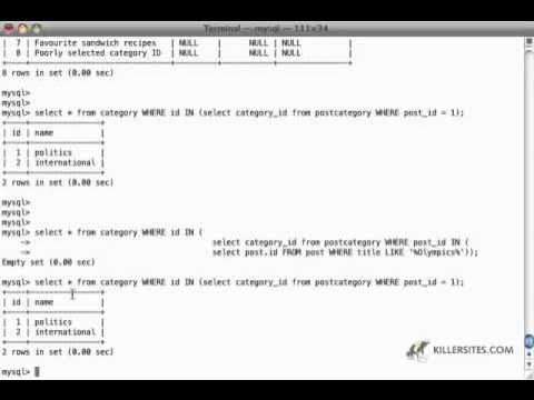 MySQL Advanced - Building Table Views Part 1 - YouTube