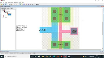 Layout in Electric VLSI EDA tool - YouTube