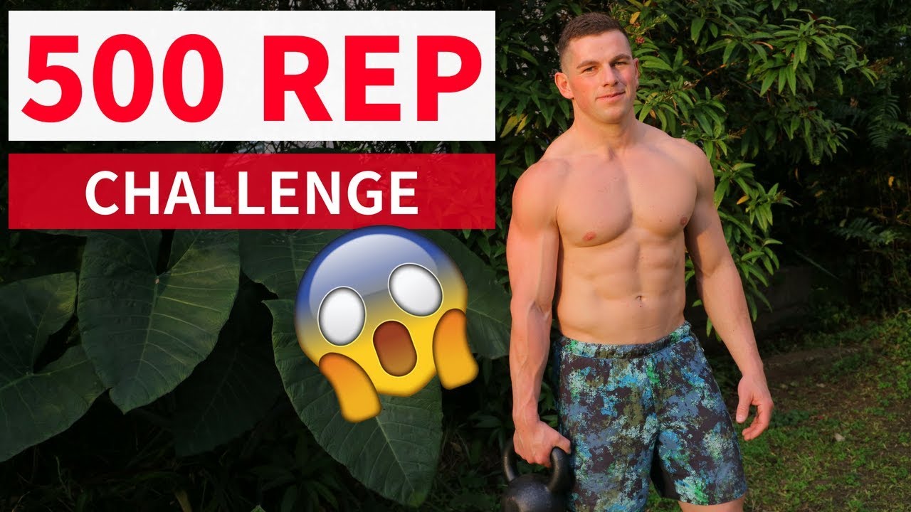 FAT BURNING HOME WORKOUT | 500 REP CHALLENGE - YouTube