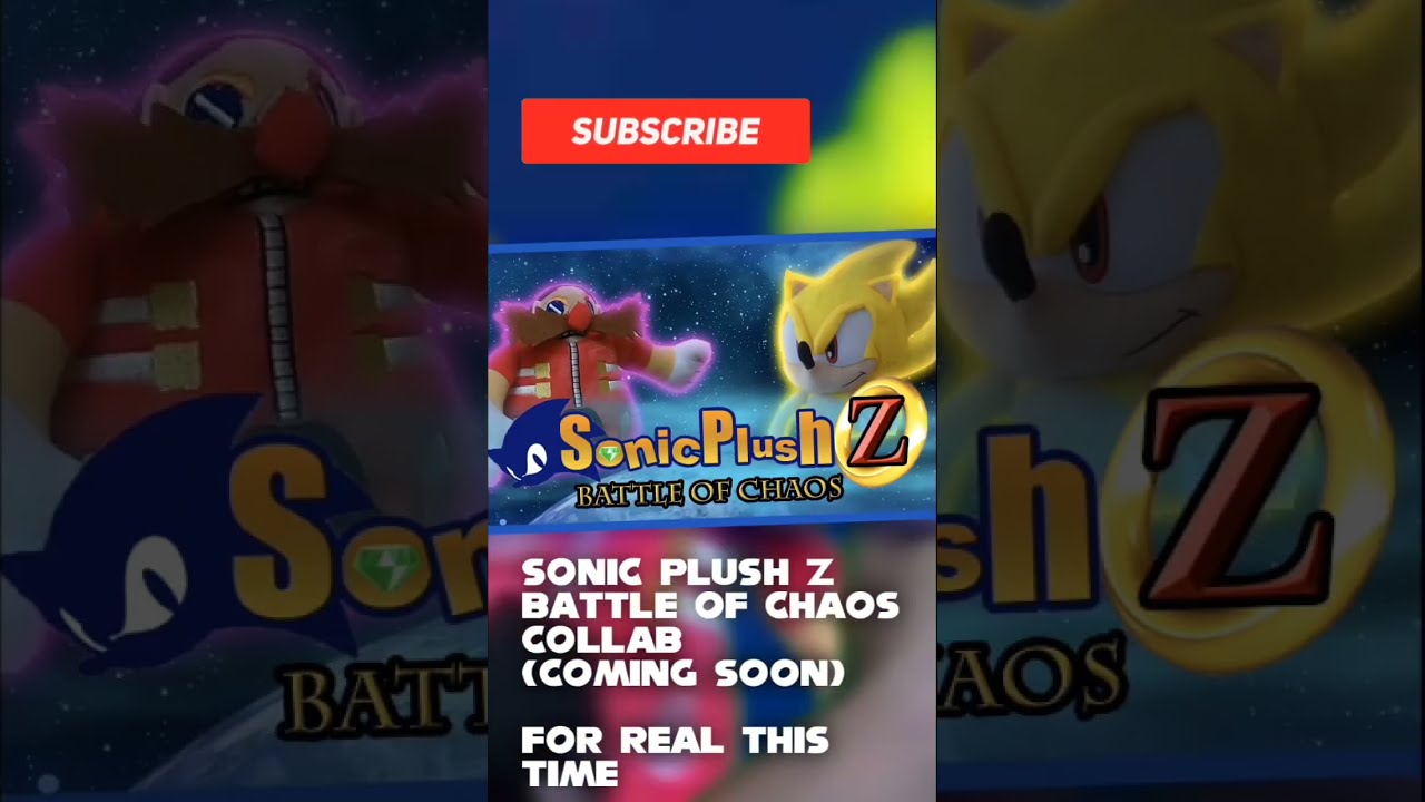 ⚡🌟 I WILL MOT LET YOU DESTROY MY WORLD but Sonic Plush Z #shorts - YouTube