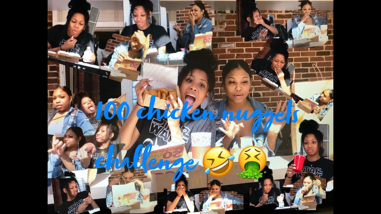 100 Chicken Nugget Challenge w/ TWINS - YouTube