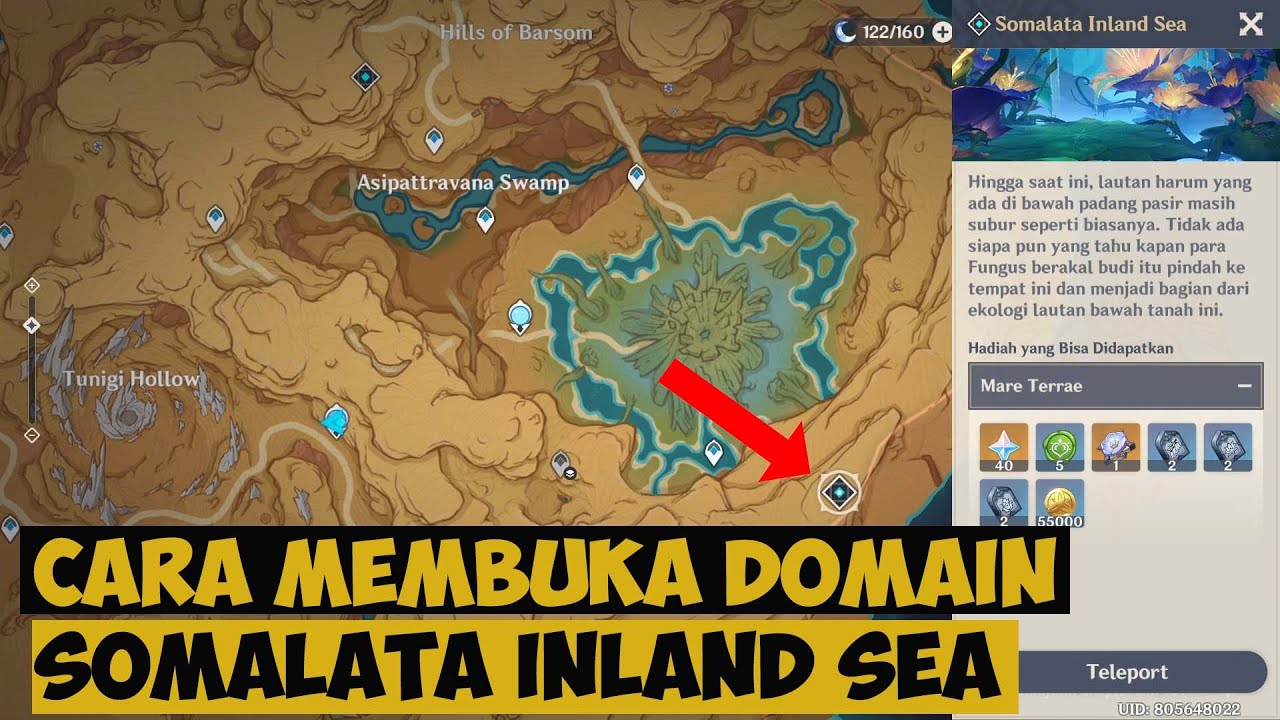 Cara Membuka Domain Somalata Inland Sea【Genshin Impact】 - YouTube