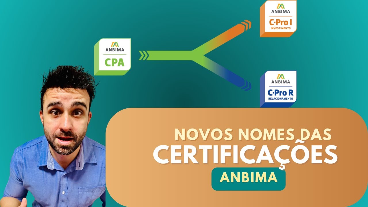 É o Fim das Certificações ANBIMA! Conheça as novas Certificações - YouTube