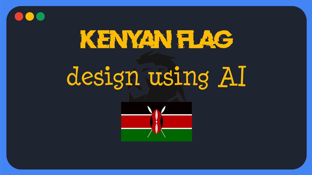 The Kenyan Flag Designed using Adobe Illustrator - YouTube
