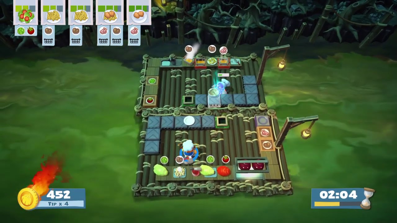 Overcooked 2 Level 4-2 Main Campaign - 4 Stars - YouTube