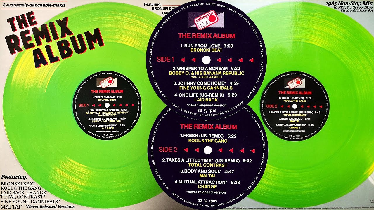 THE REMIX ALBUM 🟢 1985 NON-STOP SPECIAL 12''REMIX VERSIONS MIX '80s ...