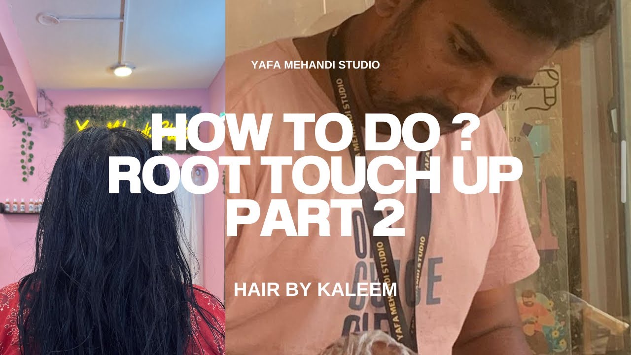 Henna root touch-up! Check out this method to maintain vibrant locks # ...