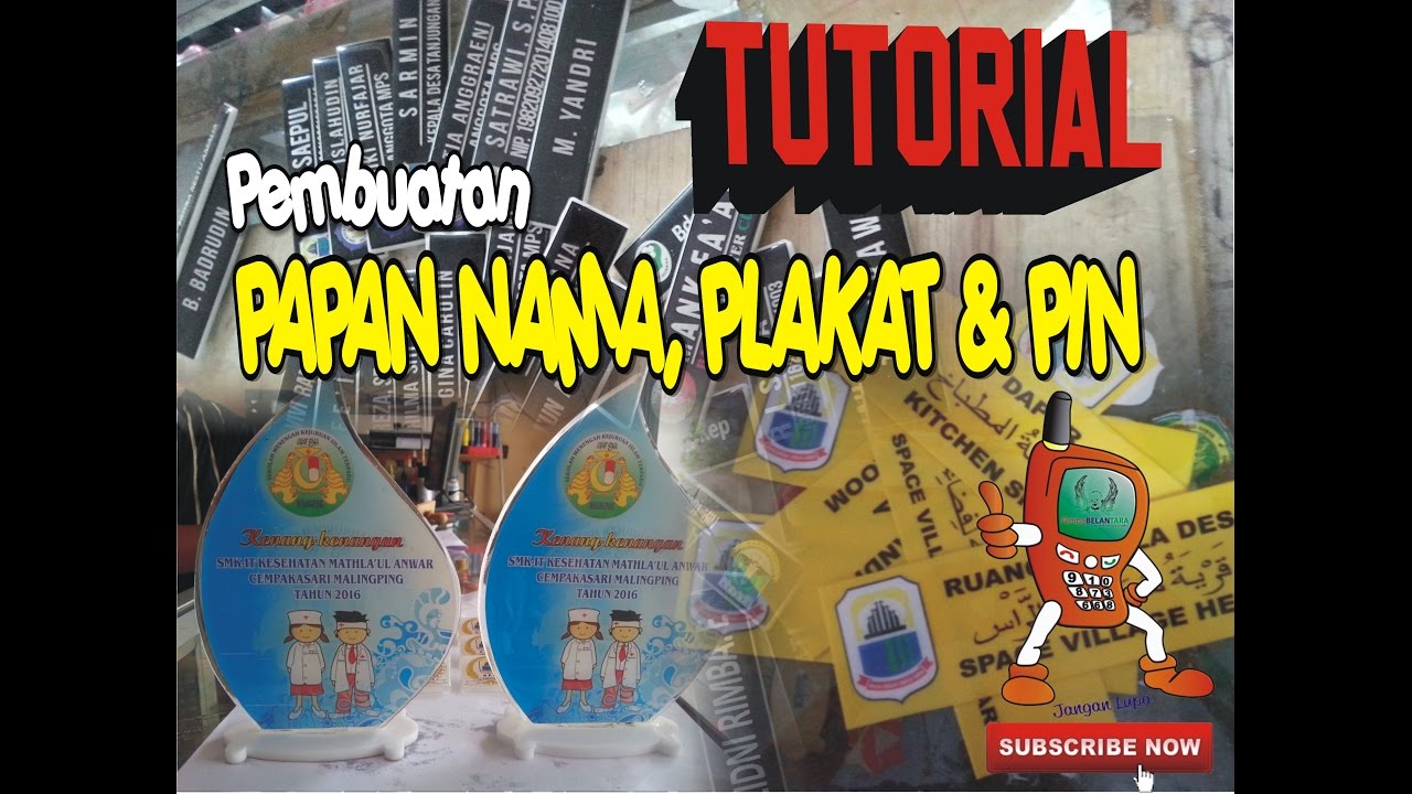 A signboard setup tutorial. plaque & pin complete - YouTube