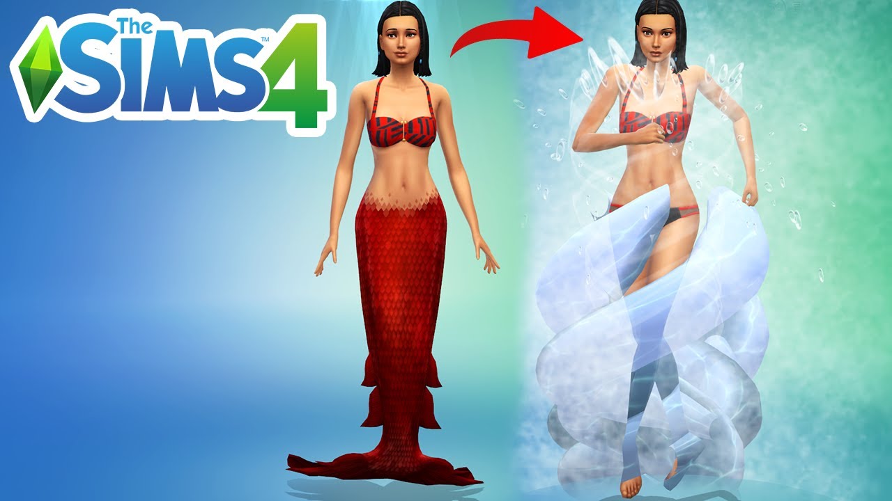 how-to-turn-a-mermaid-back-into-human-cheat-the-sims-4-youtube