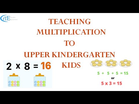 Teaching Multiplication to UKG Kids - YouTube