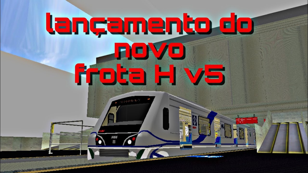 OpenBVE : linha 3 vermelha lançamento do novo frota H versão 5 - YouTube