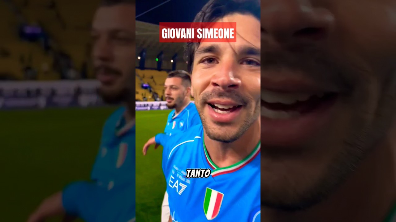 ¡EL ARGENTINO GIOVANI SIMEONE A LA FINAL CON EL NAPOLI! #futbol #seriea #napoli #simeone # ...