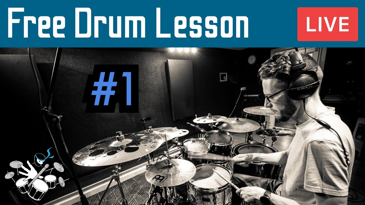 Free Live Drum Lesson No. 1 - YouTube
