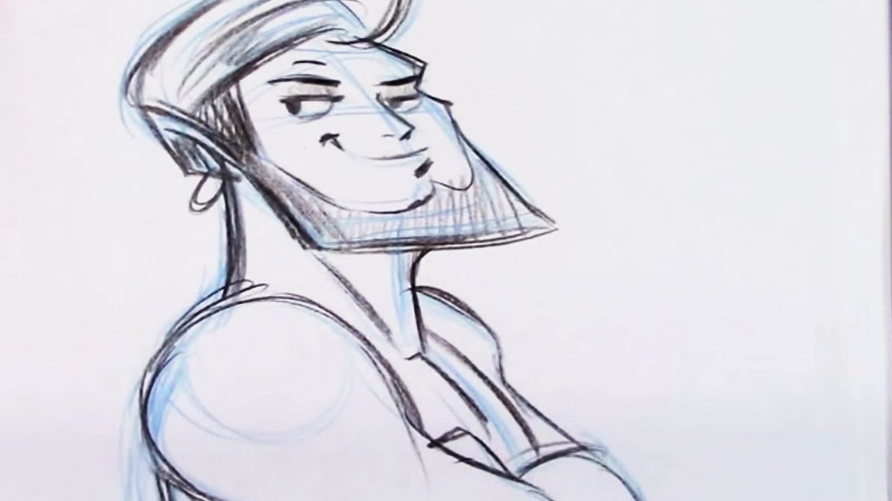 How to Draw a Genie - Step by Step - YouTube