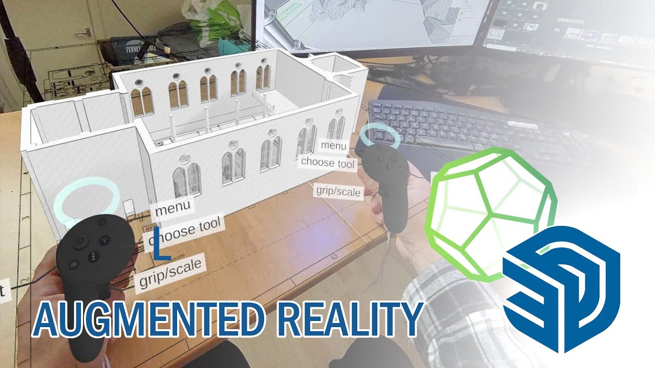 Sketchup models in Augmented Reality with VR sketch - YouTube