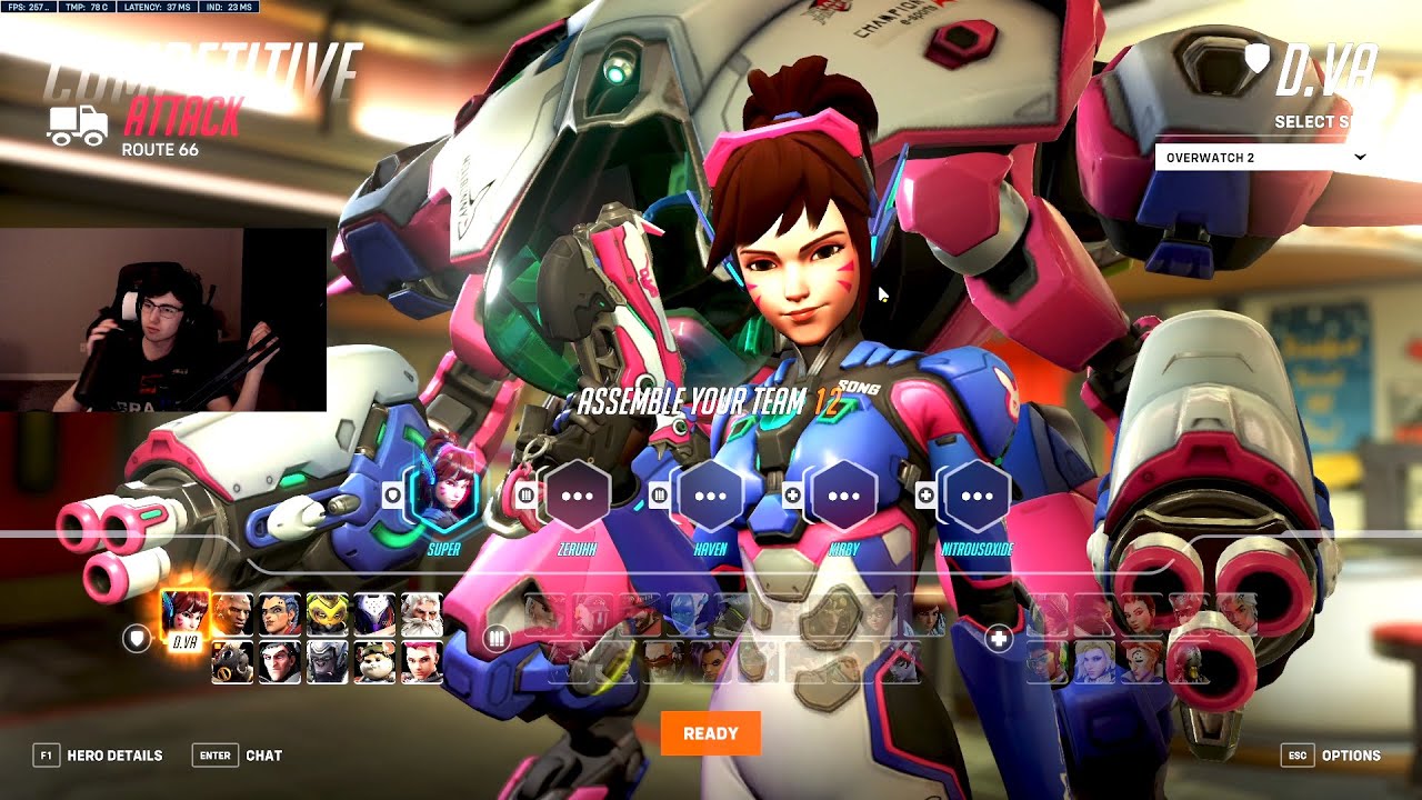 SUPER TOP 500 DVA AND ZARYA GAMEPLAY! [ OVERWATCH 2 SEASON 5 TOP 500 ...