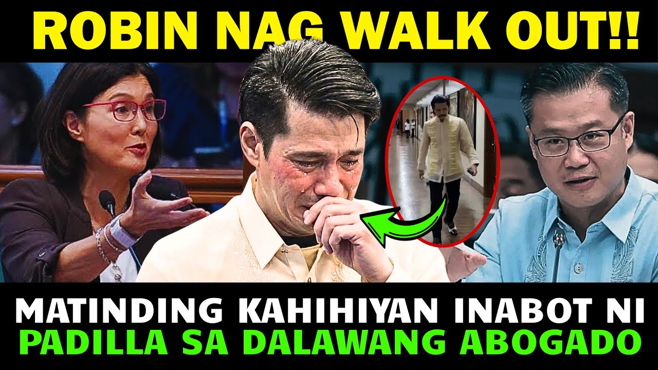 ARAY KO‼️ROBIN NAG WALK OUT SA HEARING DALA ANG MATINDING KAHIHIYAN ...