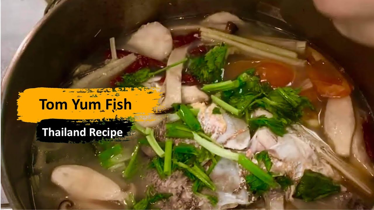 Easy Thai Tom Yum Fish Head Soup | Healthy Home Cook | #tomyum | # ...