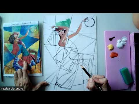 Девушка с бубном (часть 2) - YouTube