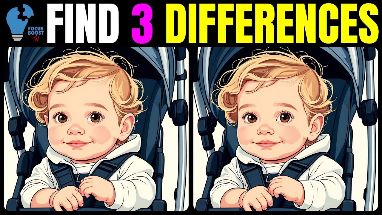 [Spot the Difference:81] Brain Break:Attention Test:Dementia Prevention ...