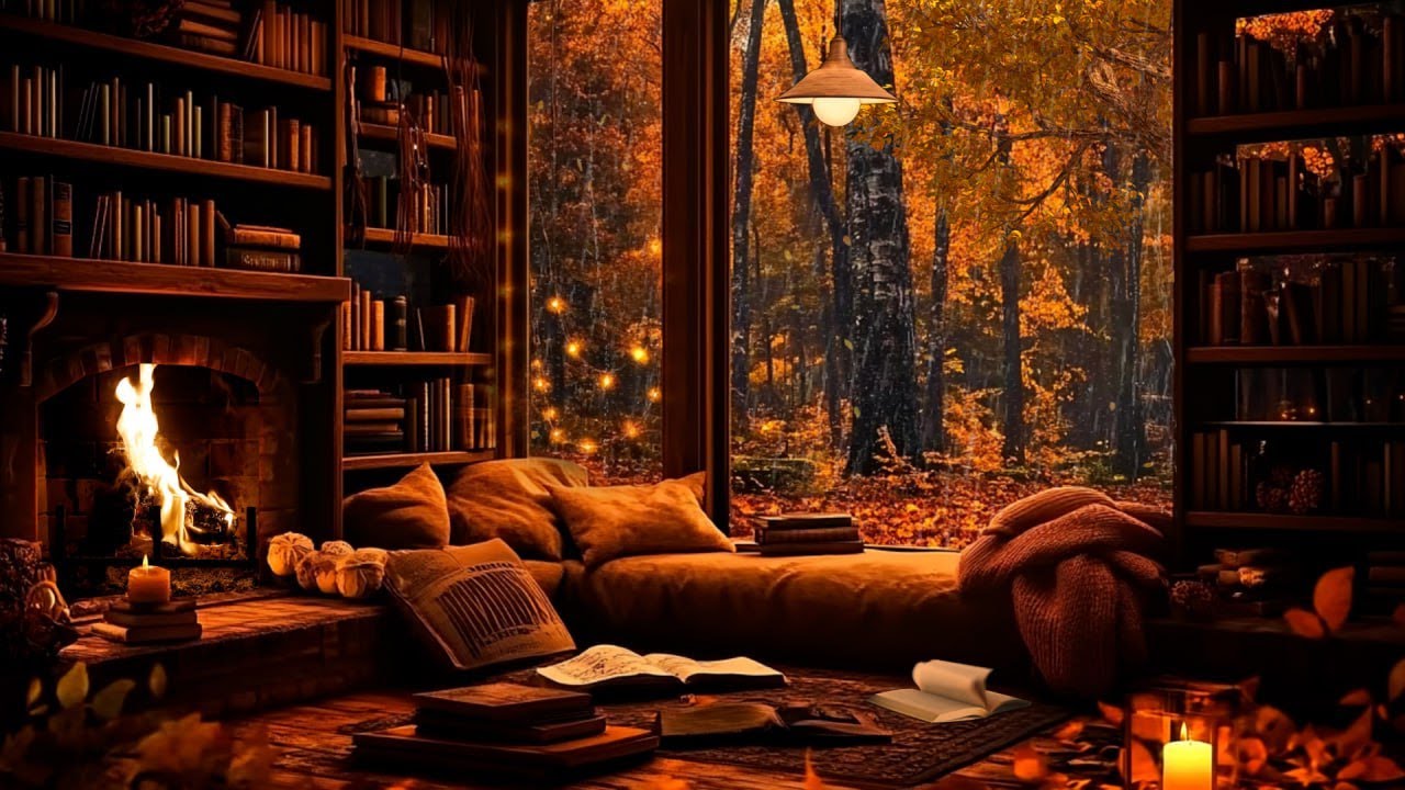 Sleep with Cozy Rain Autumn Sleep Sounds & Relaxing Gentle Rain Sounds ...