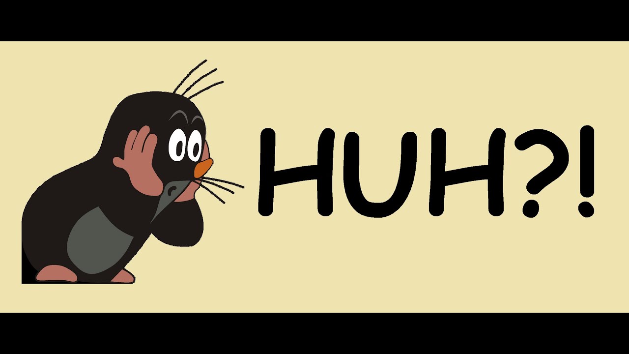 Krtek HUH?! meme - YouTube