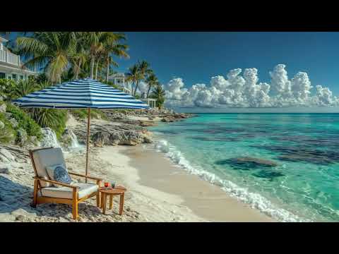 🏖️ Tropical Paradise Swing 🌊 Ocean Sounds & Birdsong for Deep Relaxation 🐦