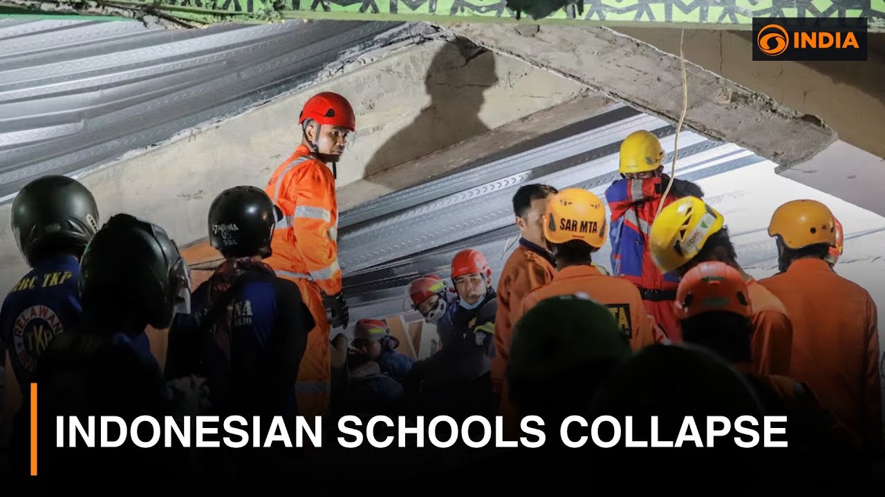 Indonesian schools collapse & more latest updates | DD India News Hour ...