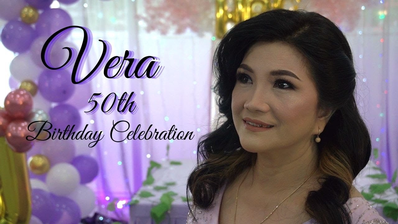 VERA 50th Birthday Celebration (Foto Session) - YouTube