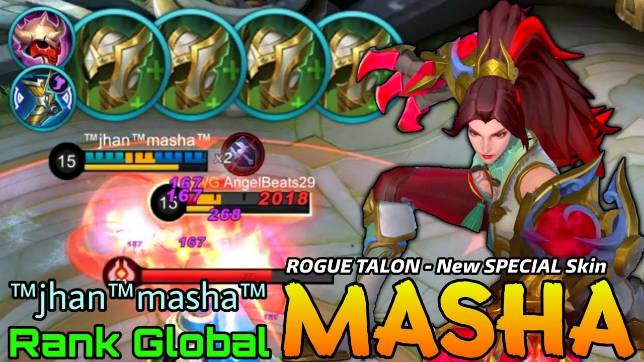 Rogue Talon (New SPECIAL Skin) Masha with 4x Guardian Helmet - Top ...