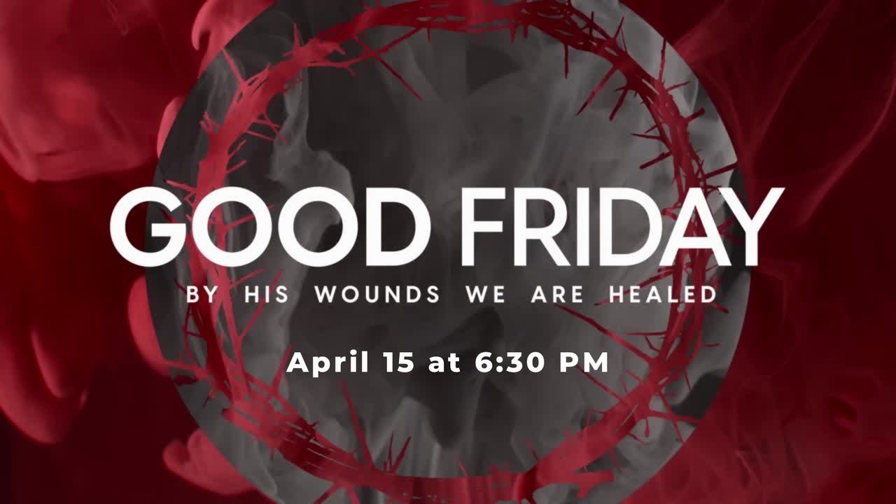 Join us for our Good Friday service ONLINE - YouTube