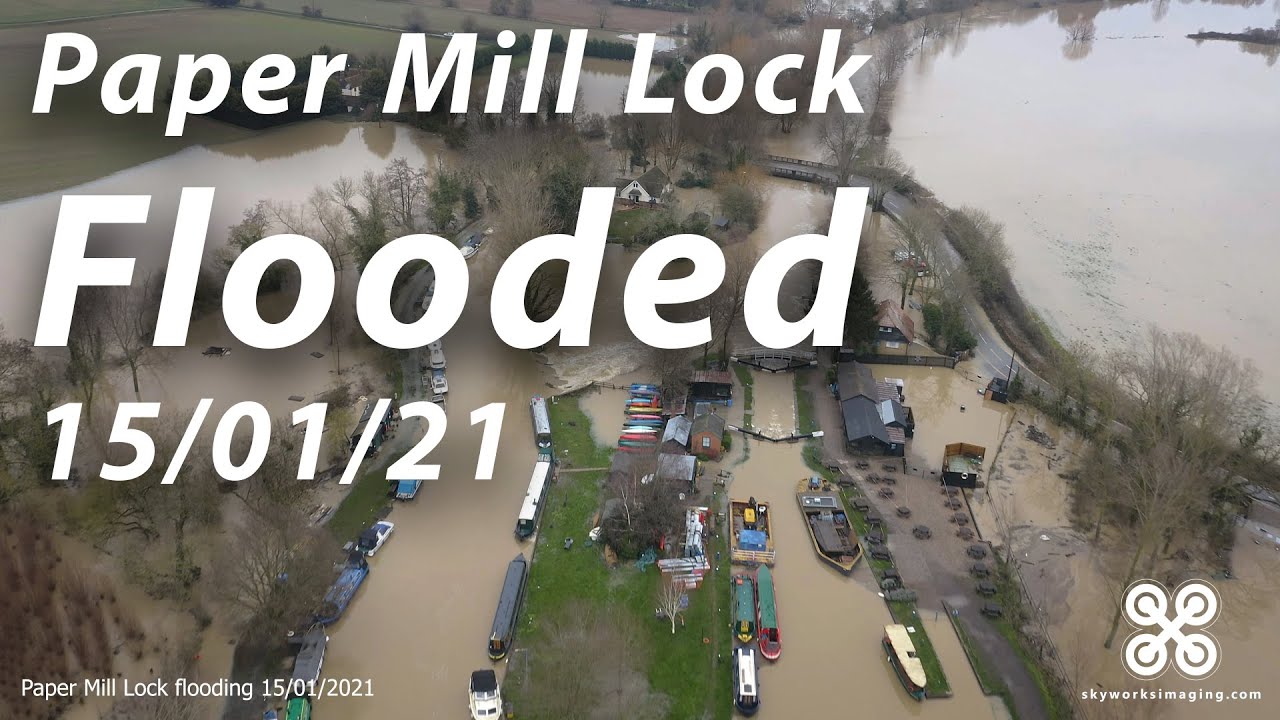 Papermill Flooding 15/01/2021 - YouTube