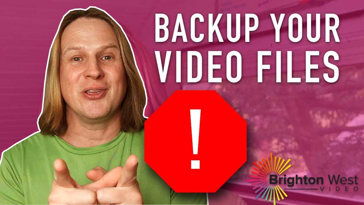 How to Backup Your Video Files - YouTube