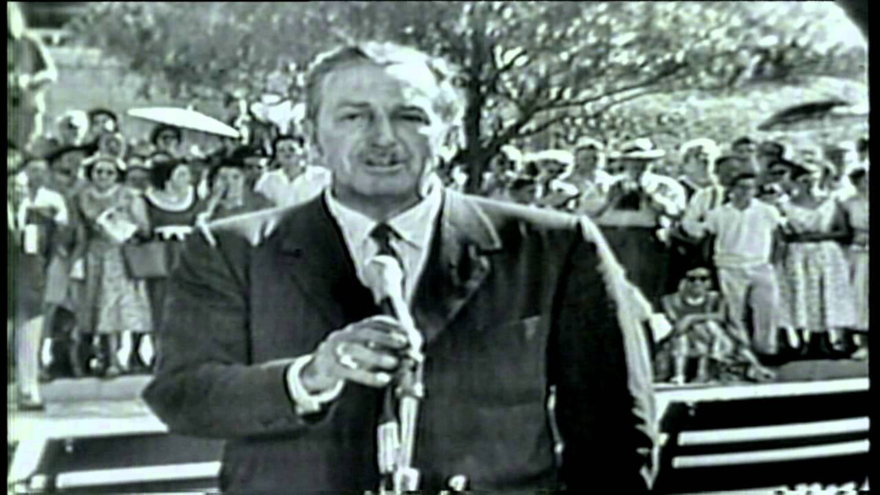 Walt Disney's Historic Disneyland Dedication Speech - YouTube