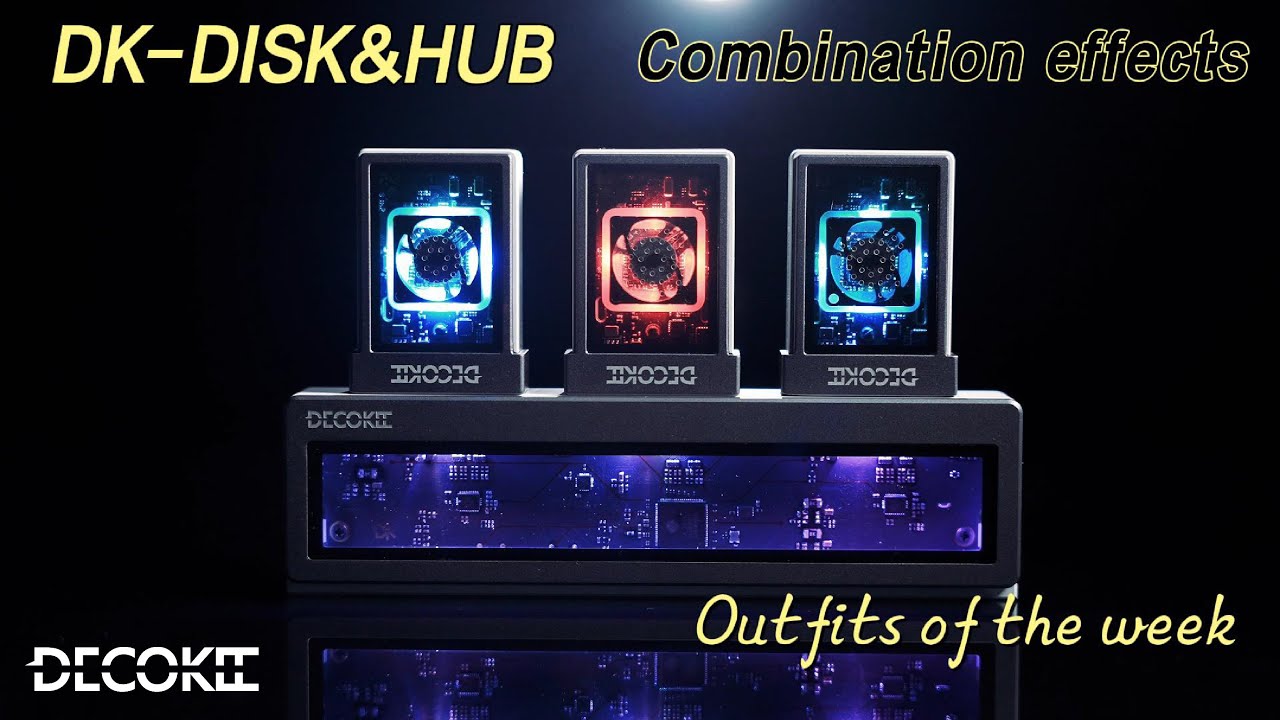 DK DISK HUB Combination Effects-DECOKEE product improvement - YouTube