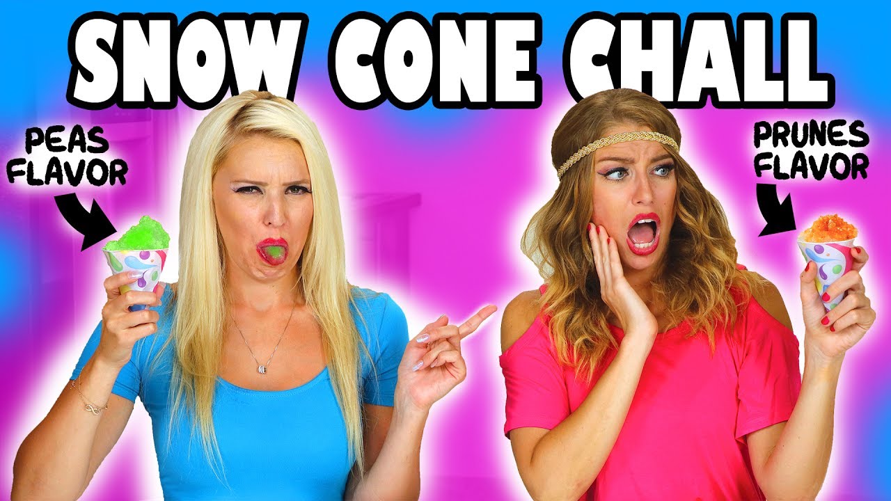 Guess the Snow Cone Challenge with Fun & Crazy Flavors for Summer ...