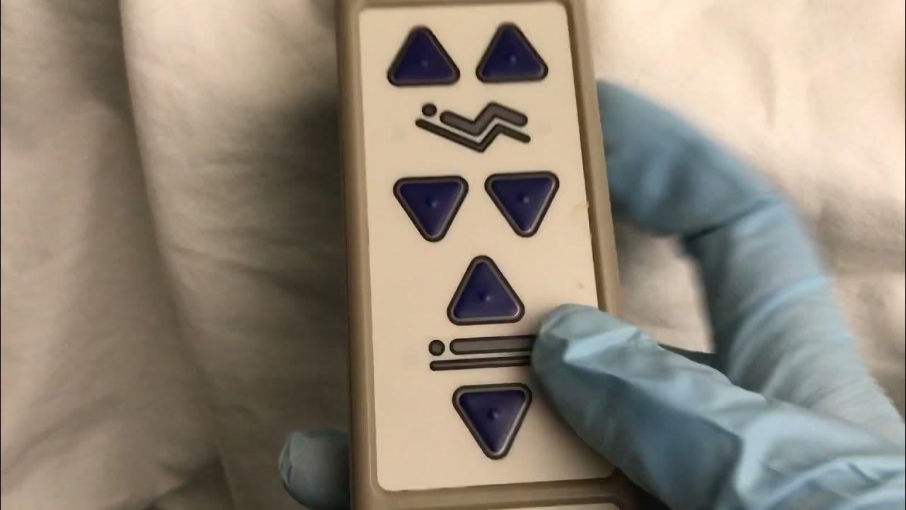 JOERNS bed remote locked | How to UNLOCK patient’s bed remote - YouTube