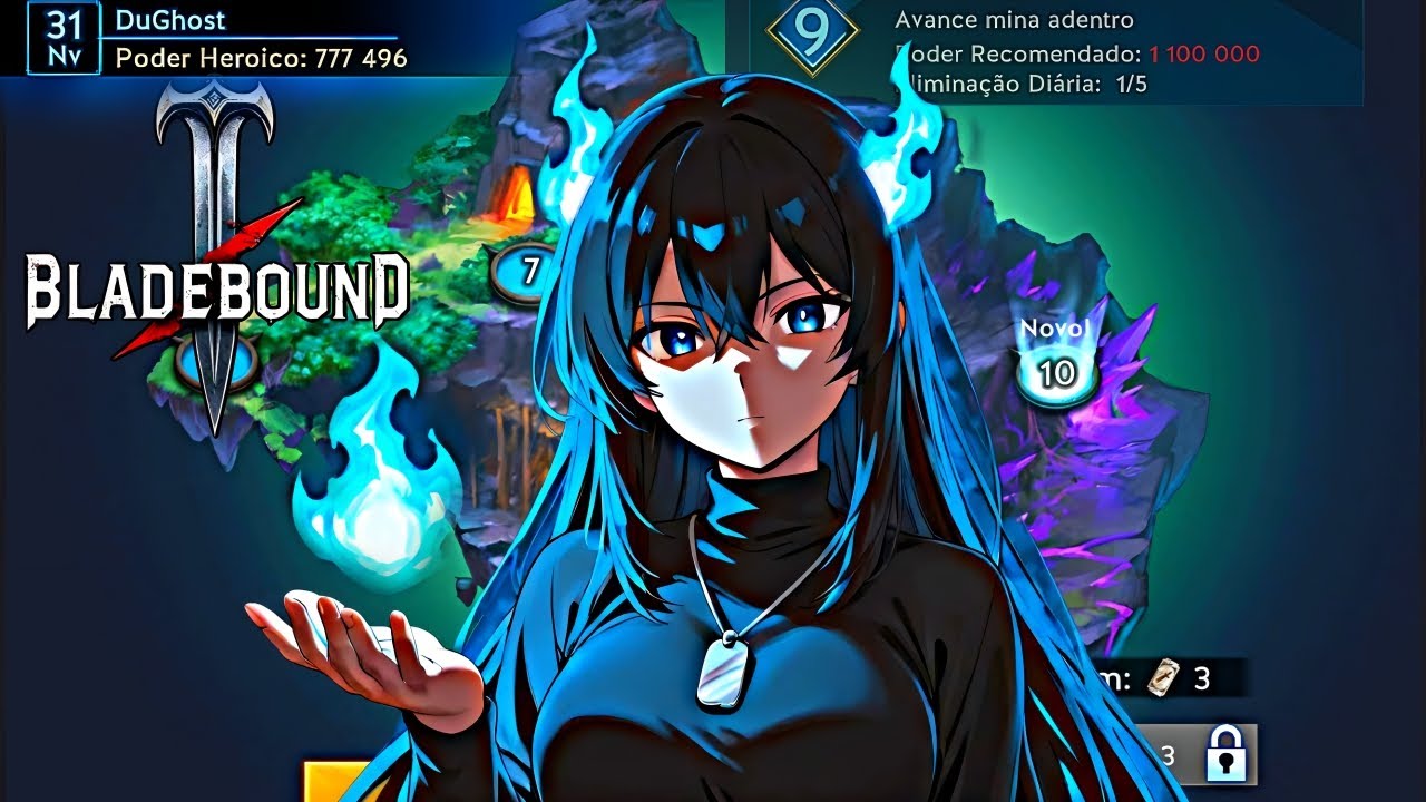 Jogando o Capítulo 2 "Médio" BladeBound Foi um Desafio em! 😅🔥 - YouTube